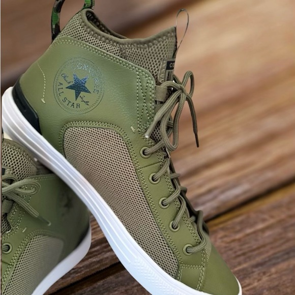 Converse | Shoes | Converse Ultra Mid Field Surplus Olive Green Mens ...